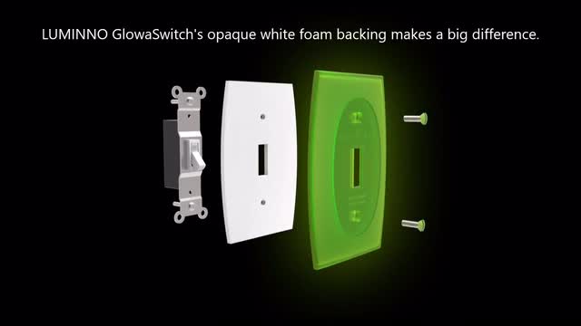 LUMINNO GlowaSwitch - The Light Switch Plate Reinvented by Metaform ...